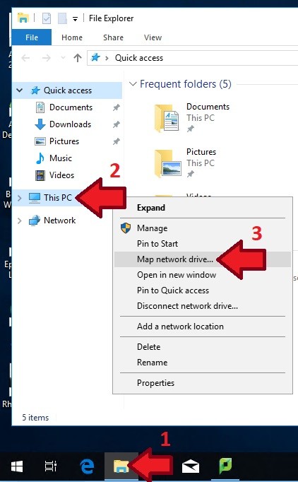 Map a server folder to a PC - Yale Architecture